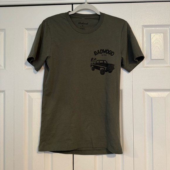 badwood | Tops | Badwood Army Green Size Small | Poshmark